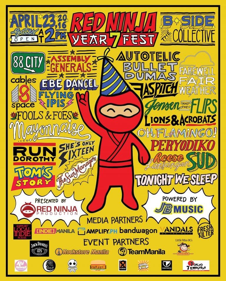 Red Ninja Year 7 Fest - Regie Bariuan